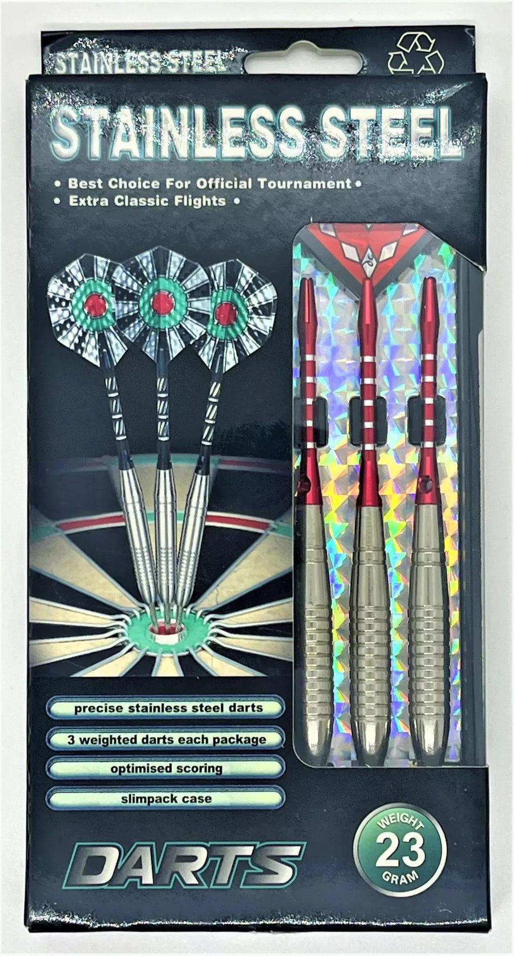 High-Quality 23g Official Tournament Dart Set - Perfect for Competitiv